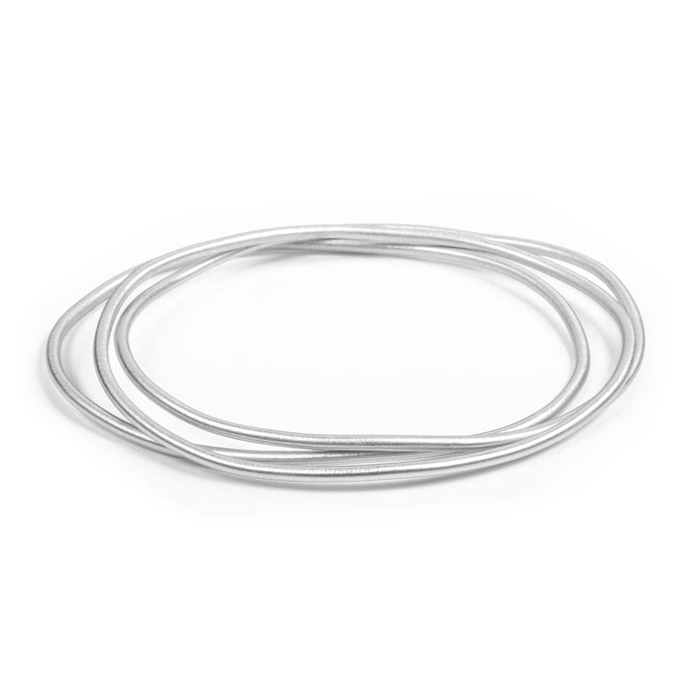 MULTI BANGLE SET - SILVER – FAIRLEY