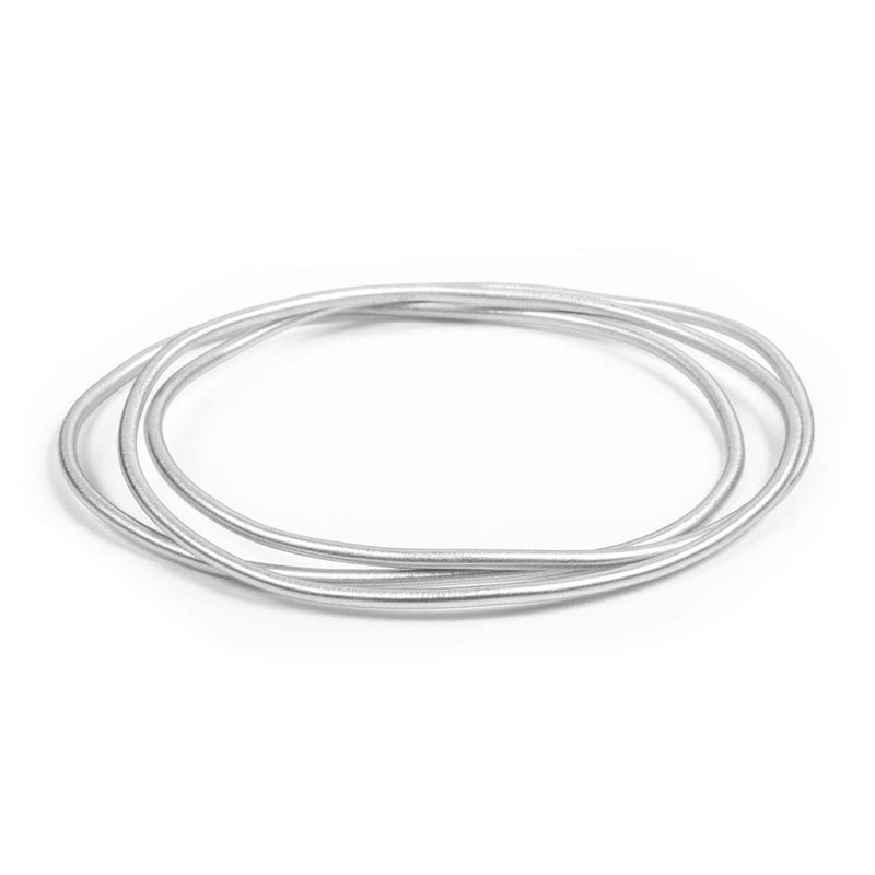 MULTI BANGLE SET - SILVER – FAIRLEY